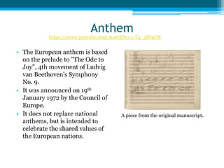 Symbols of Europe | PPTX