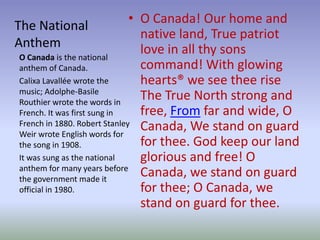 Symbols of the canadian government | PPTX