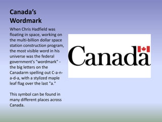 Symbols of the canadian government | PPTX