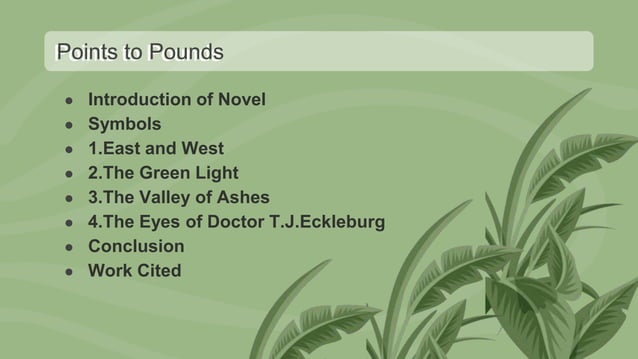 Symbols of 'The Great Gatsby'.pptx