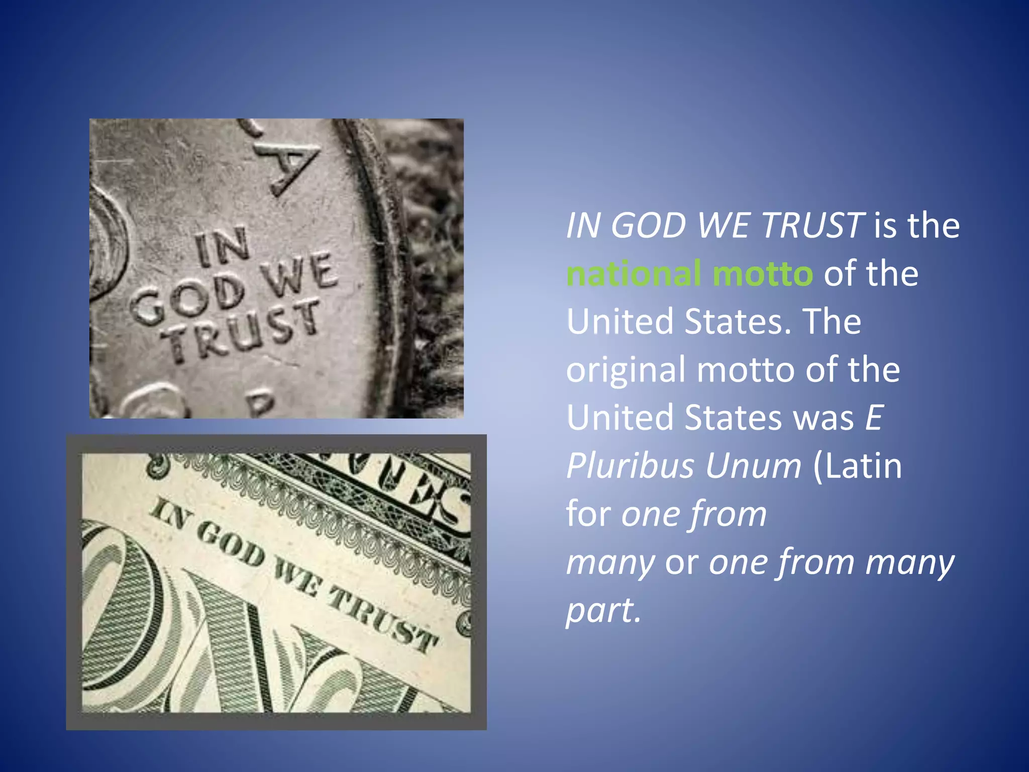 Symbols of the usa | PPSX