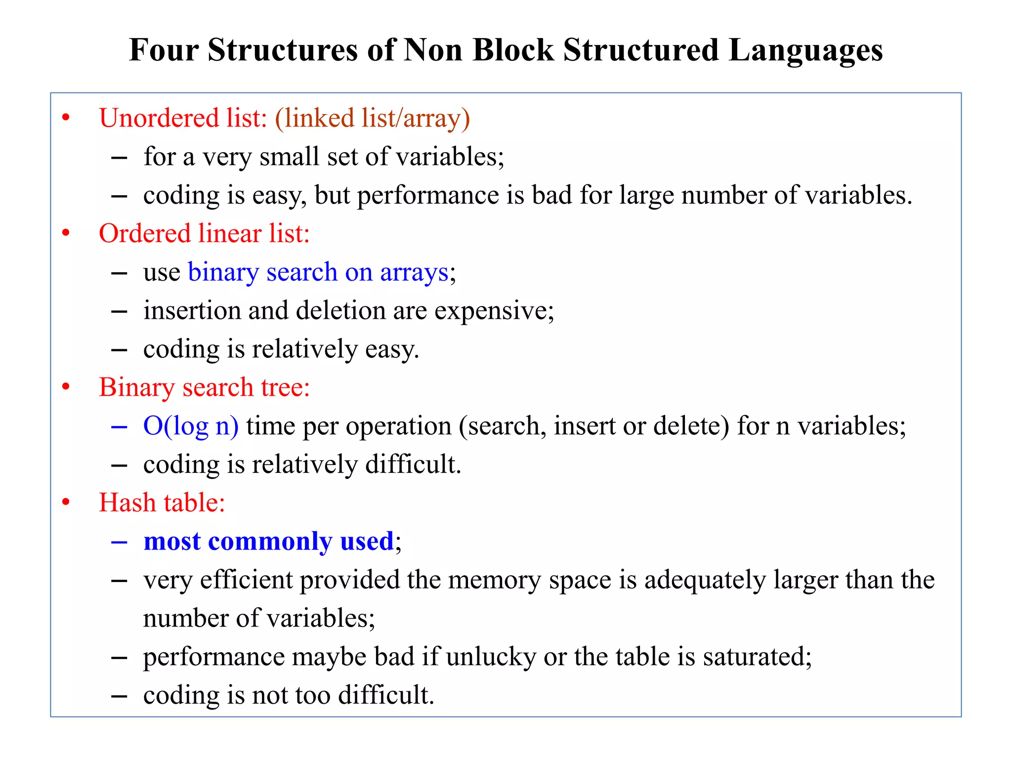 Symbol table in compiler Design | PDF