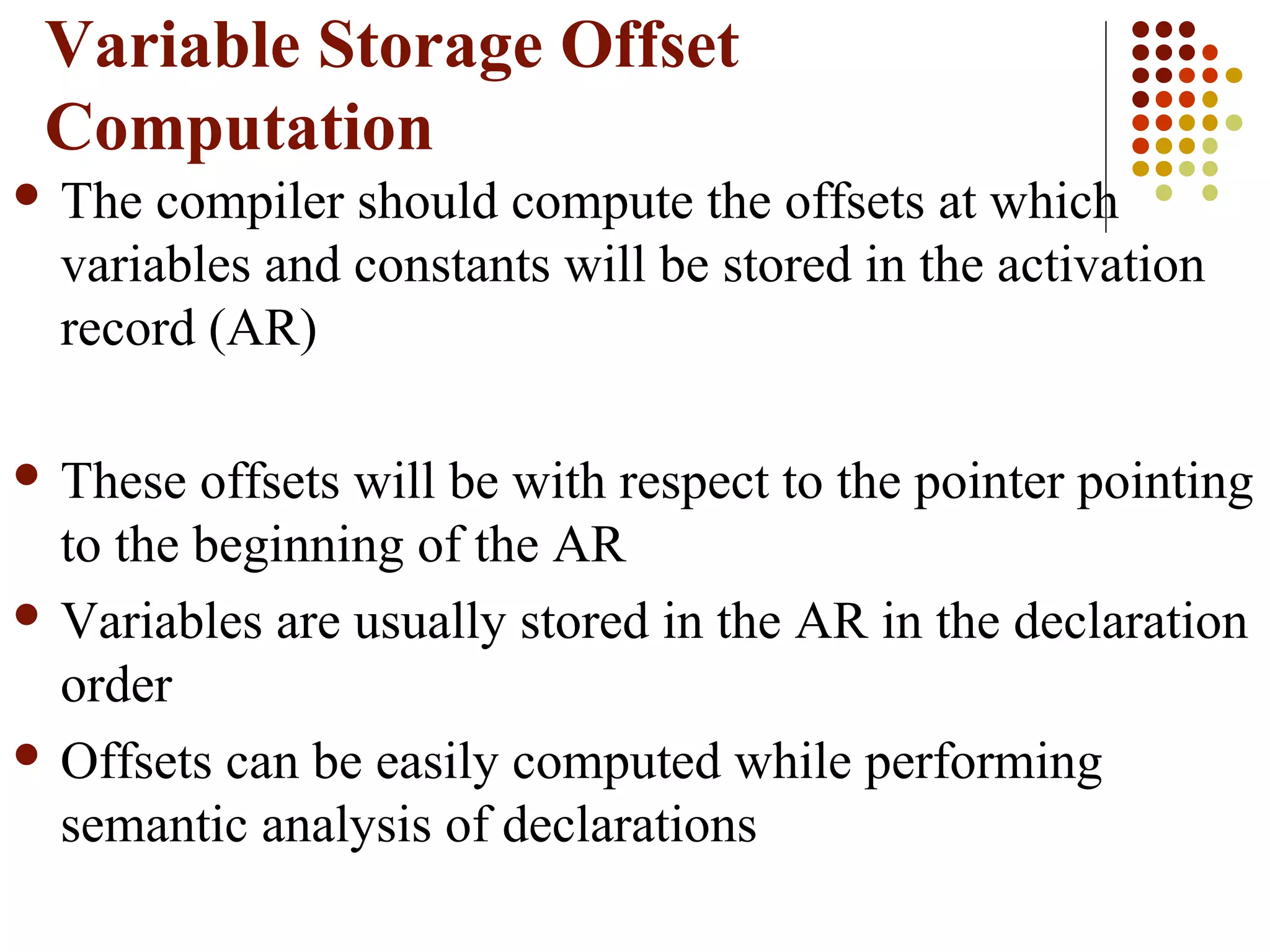 Symbol table management and error handling in compiler design | PPT | Programming Languages ...