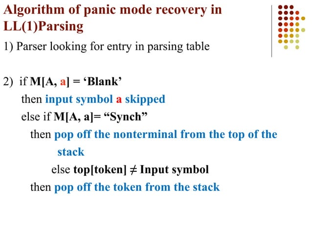 Symbol table management and error handling in compiler design | PPT | Programming Languages ...