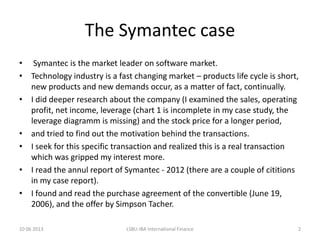 Symc case study report | PPTX