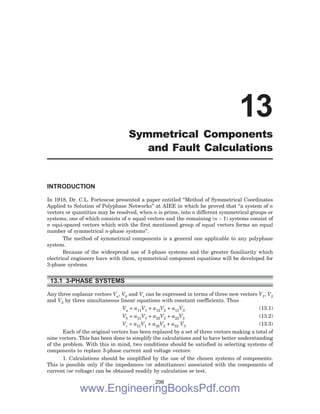 Sym Components and Fault Calculations.pdf