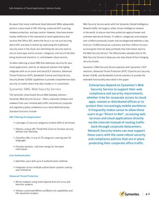 Cloud Application Security --Symantec | PDF