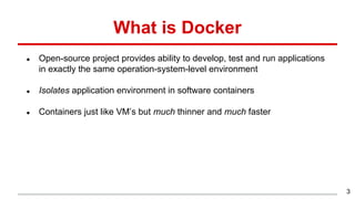 Environment isolation with Docker (Alex Medvedev, Alpari) | PPT
