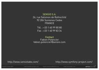 symfony: Open-Source Enterprise Framework | PPT