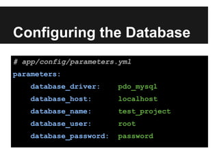 Symfony2. Database and Doctrine | PPT