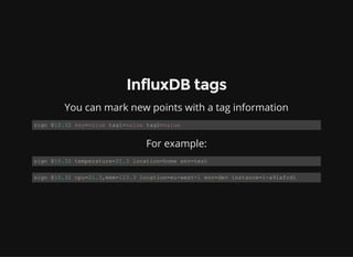 Measure your app internals with InfluxDB and Symfony2 | PPT