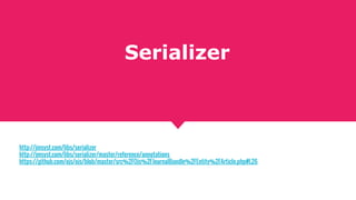 Symfony ile Gelişmiş API Mimarisi | PPT