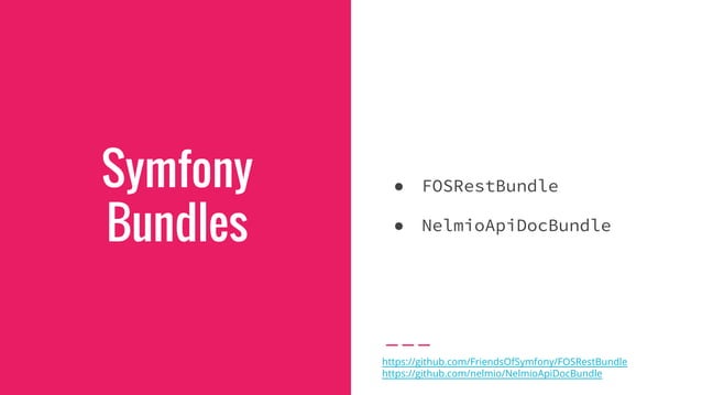 Symfony ile Gelişmiş API Mimarisi | PPT