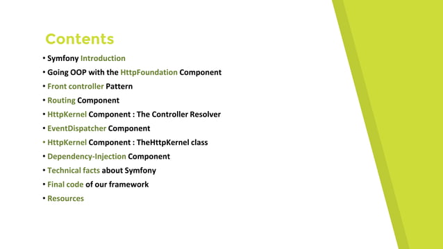 Creating Your Own Framework On Top Of Symfony2 Components Ppt