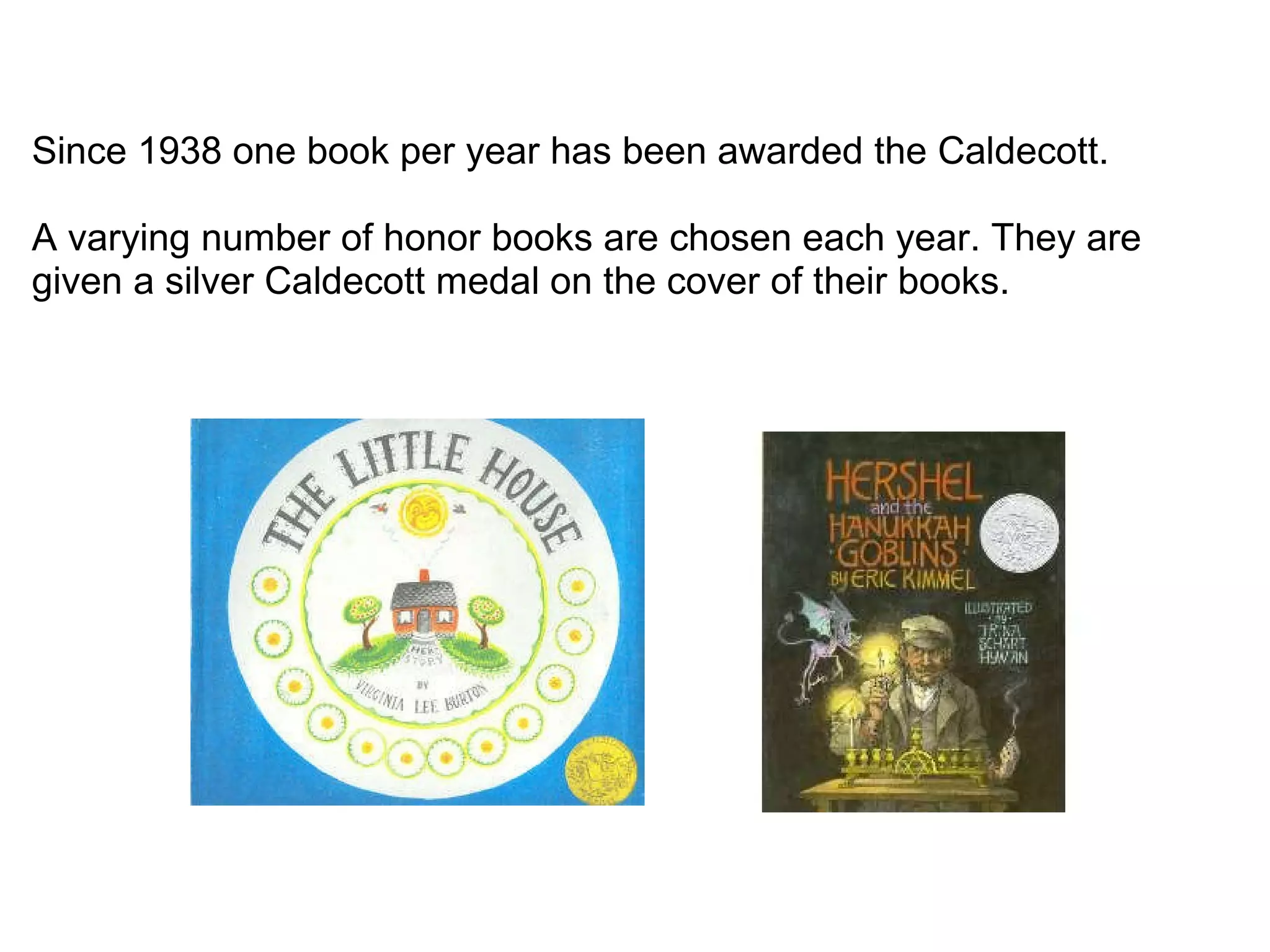 History of the Caldecott Medal | PPT