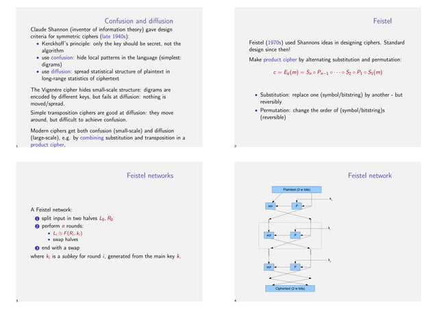 Symmetric cryptography | PDF | Programming Languages | Computing