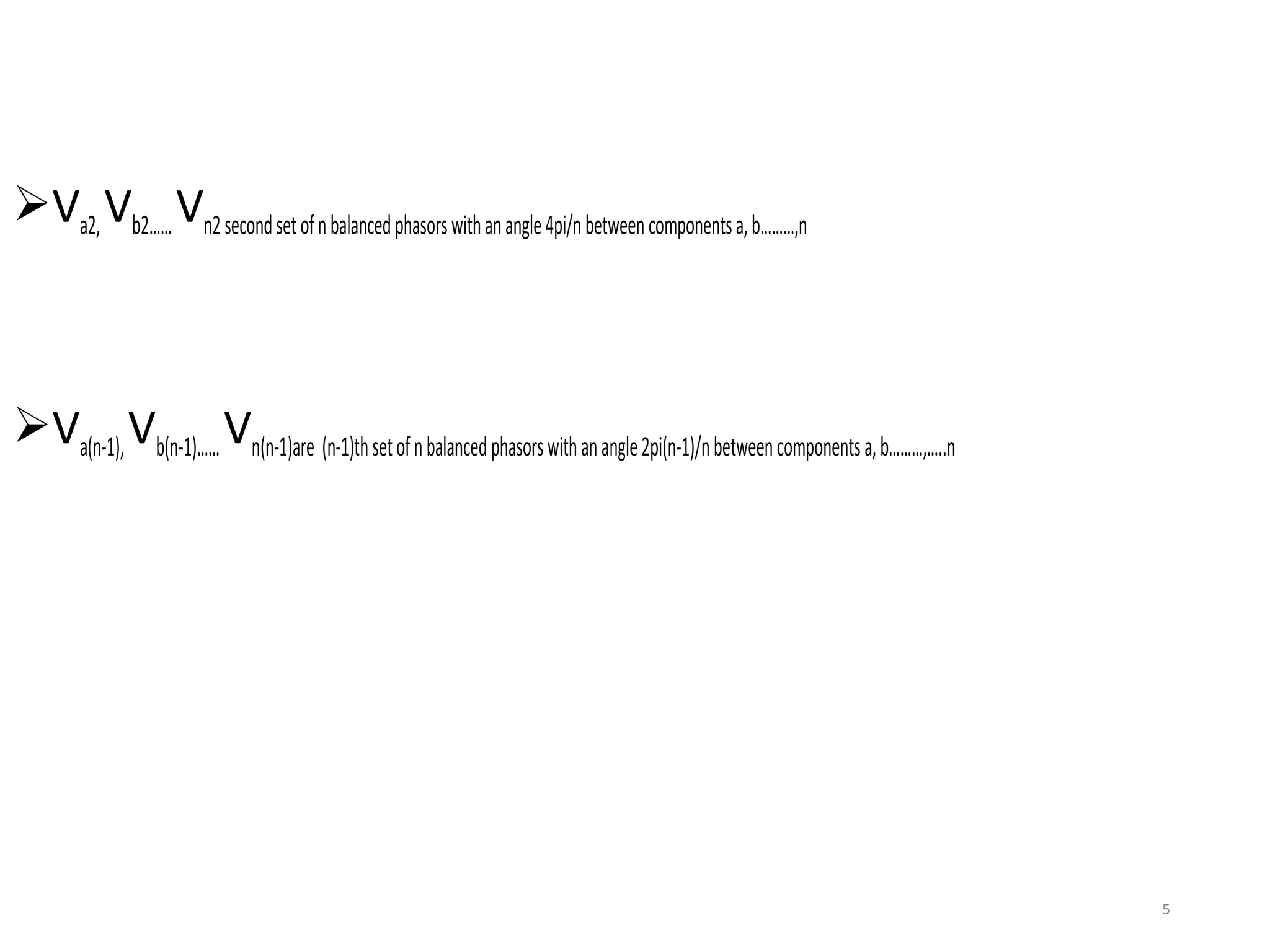 Symmetrical Component Method For 3 Phase Power Representation Ppt