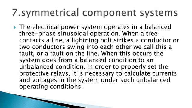 Symmetrical components...... | PPTX