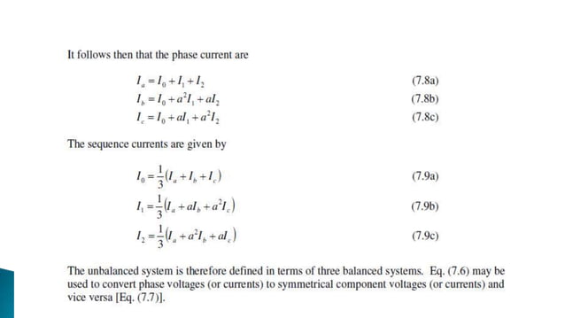 Symmetrical components...... | PPTX
