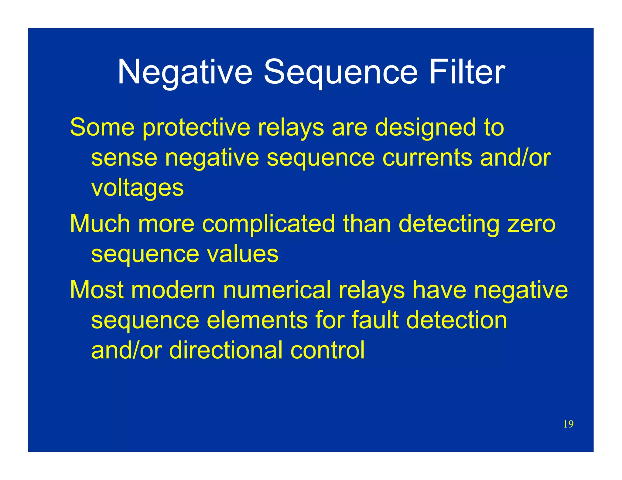 Symmetrical Components Fault Calculations | PPT