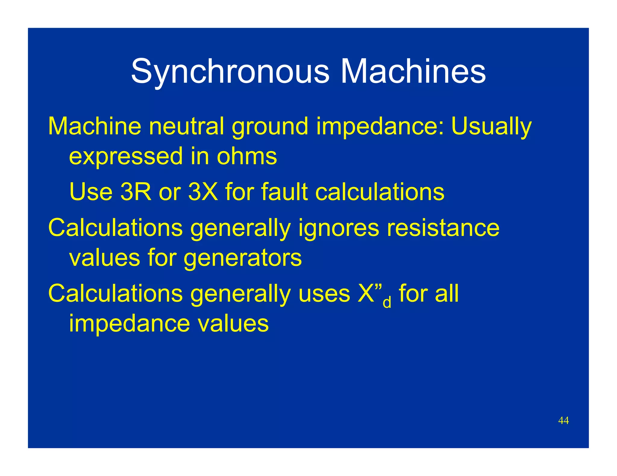 Symmetrical Components Fault Calculations | PDF