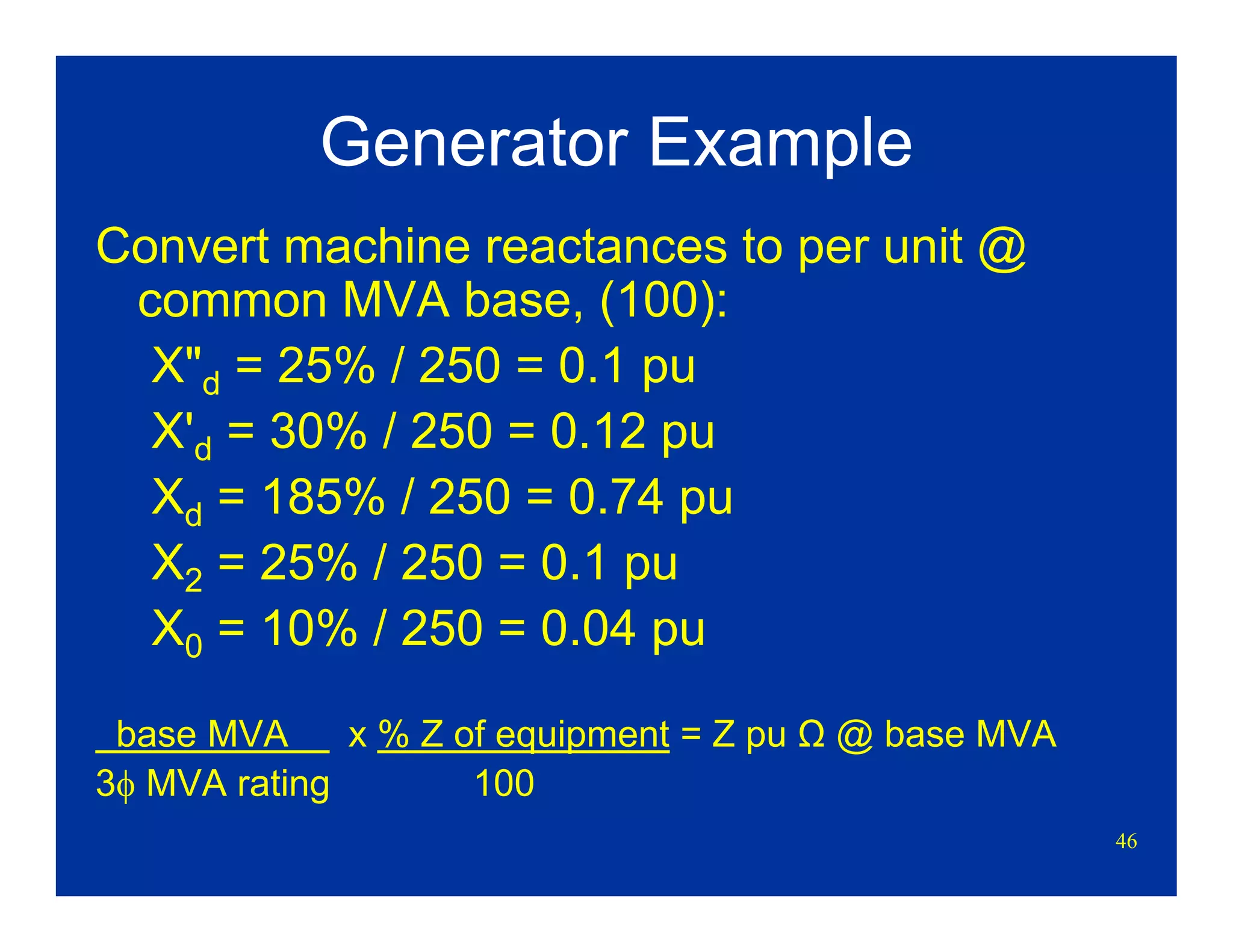 Symmetrical Components Fault Calculations | PPT