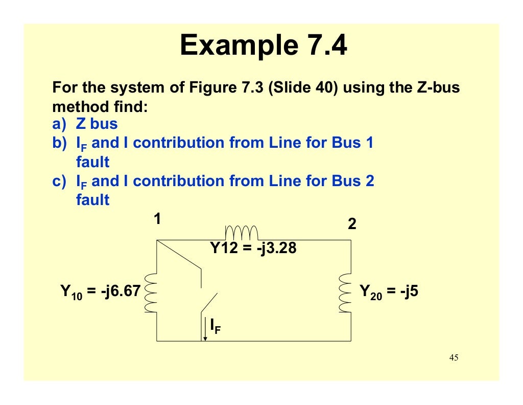 Symmetrical Components Fault Calculations