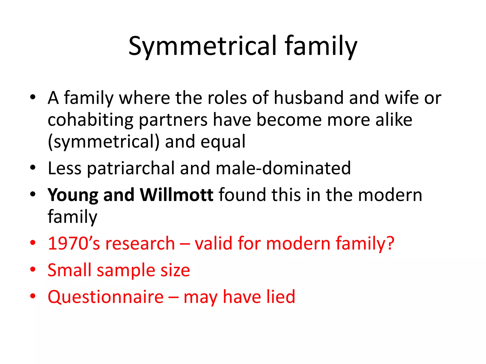 Symmetrical family | PPTX
