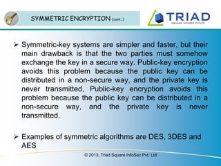 Symmetric and asymmetric key | PPTX
