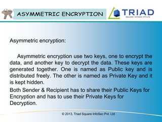 Symmetric and asymmetric key | PPTX