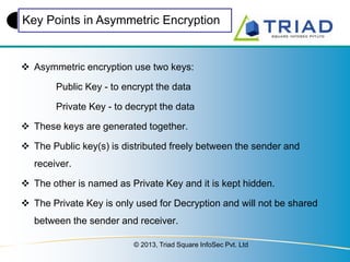 Symmetric and asymmetric key | PPTX