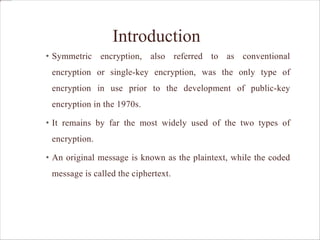 Symmetric ciphermodel | PPT