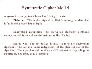 Symmetric ciphermodel | PPT