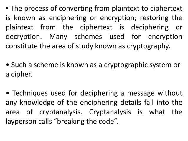 Symmetric Cipher Model Pptx