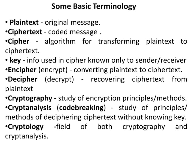 Symmetric Cipher Model Pptx