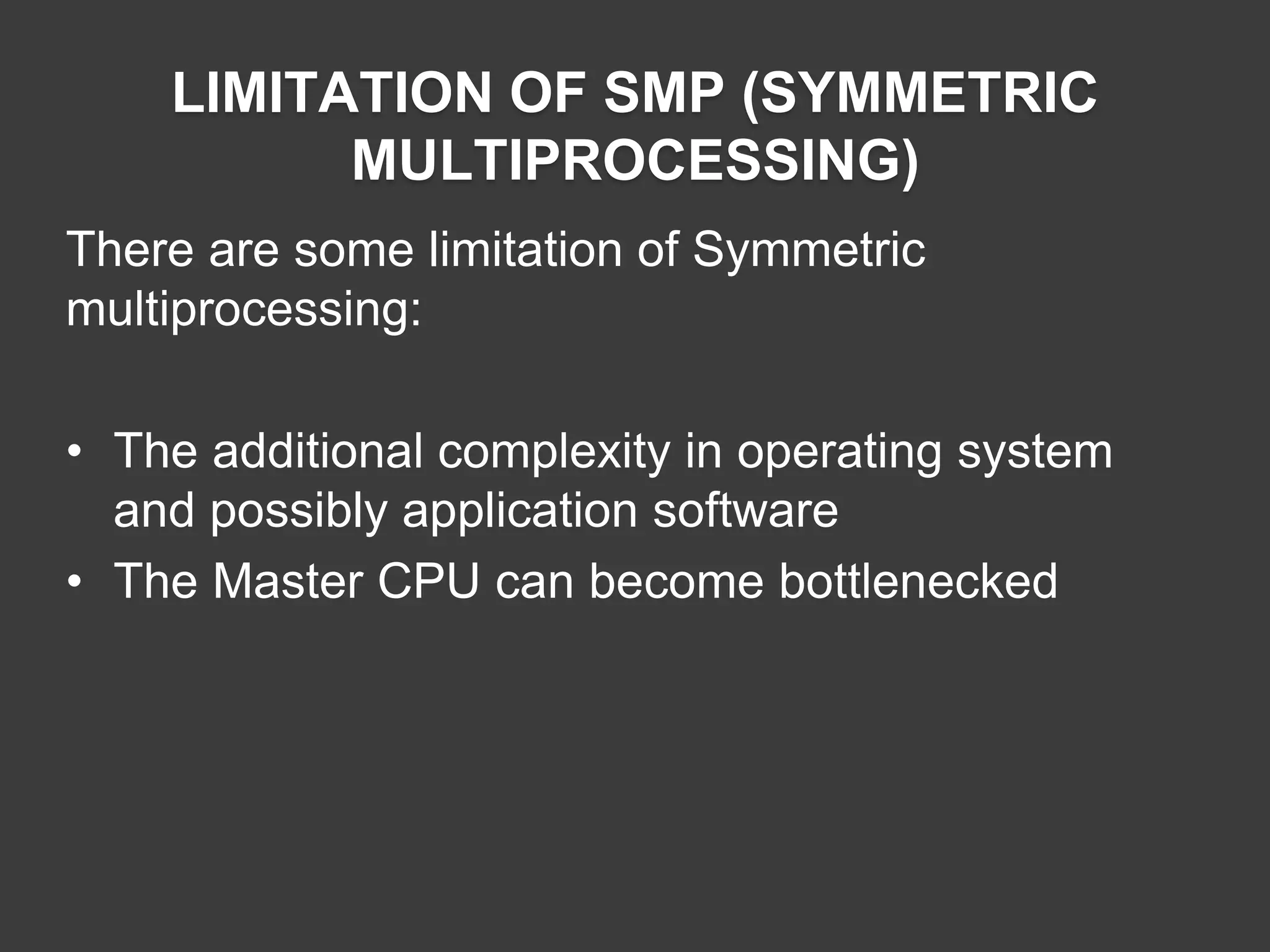 Symmetric Multiprocessing Pptx Operating Systems Computer