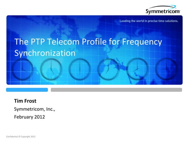 Symmetricom Telecom Profile_Webinar | PDF
