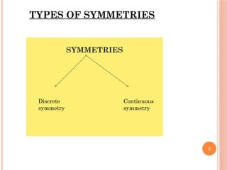 Symmetry Transformation or Operations in Particle Physics | PPTX