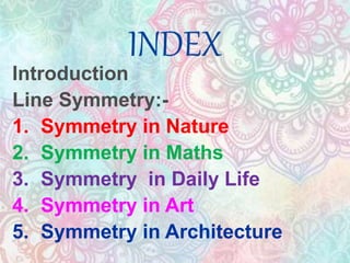 Symmetry by Aiman zakir | PPTX