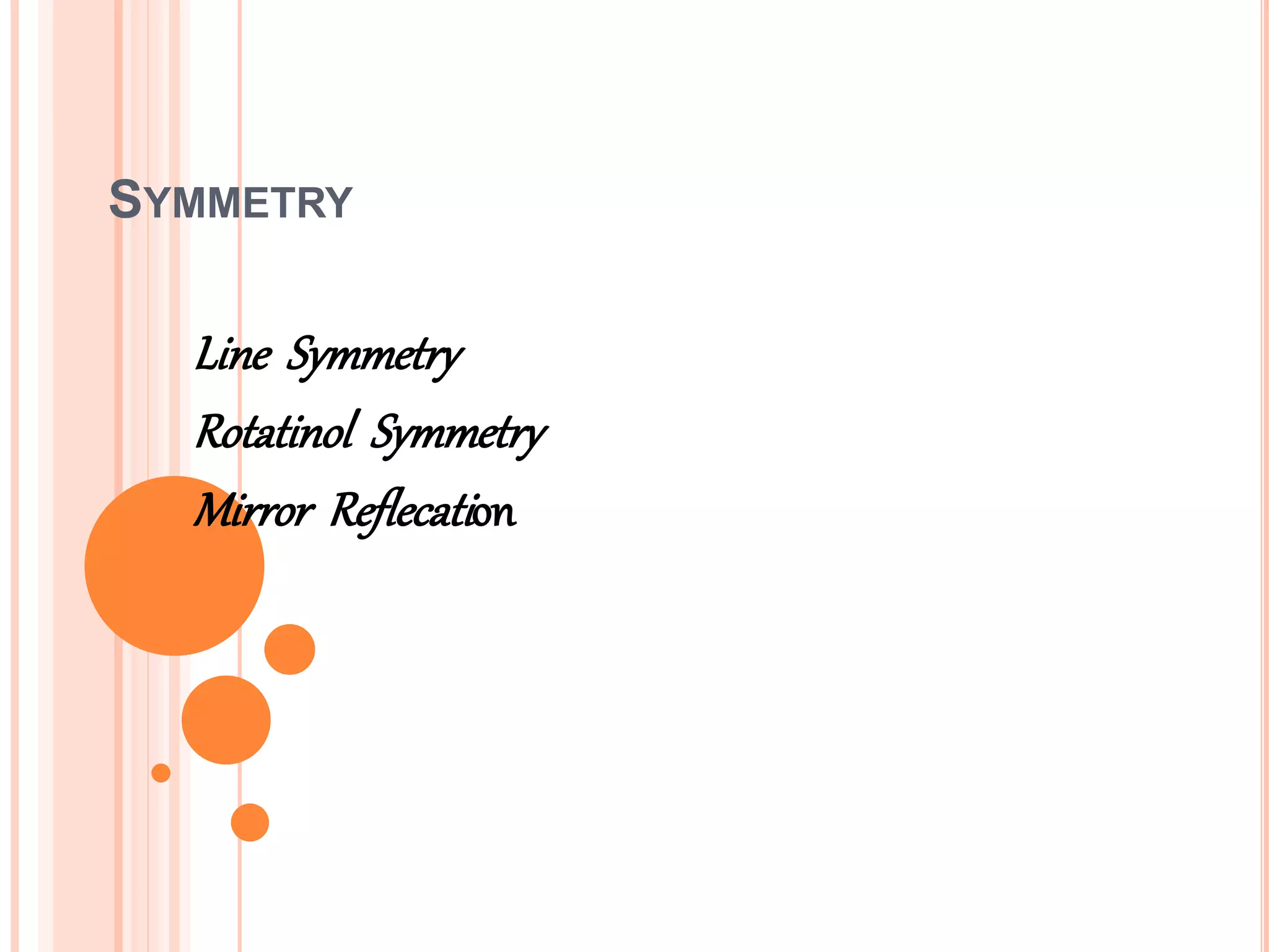 CLASS VI MATHS SYMMETRY | PPTX