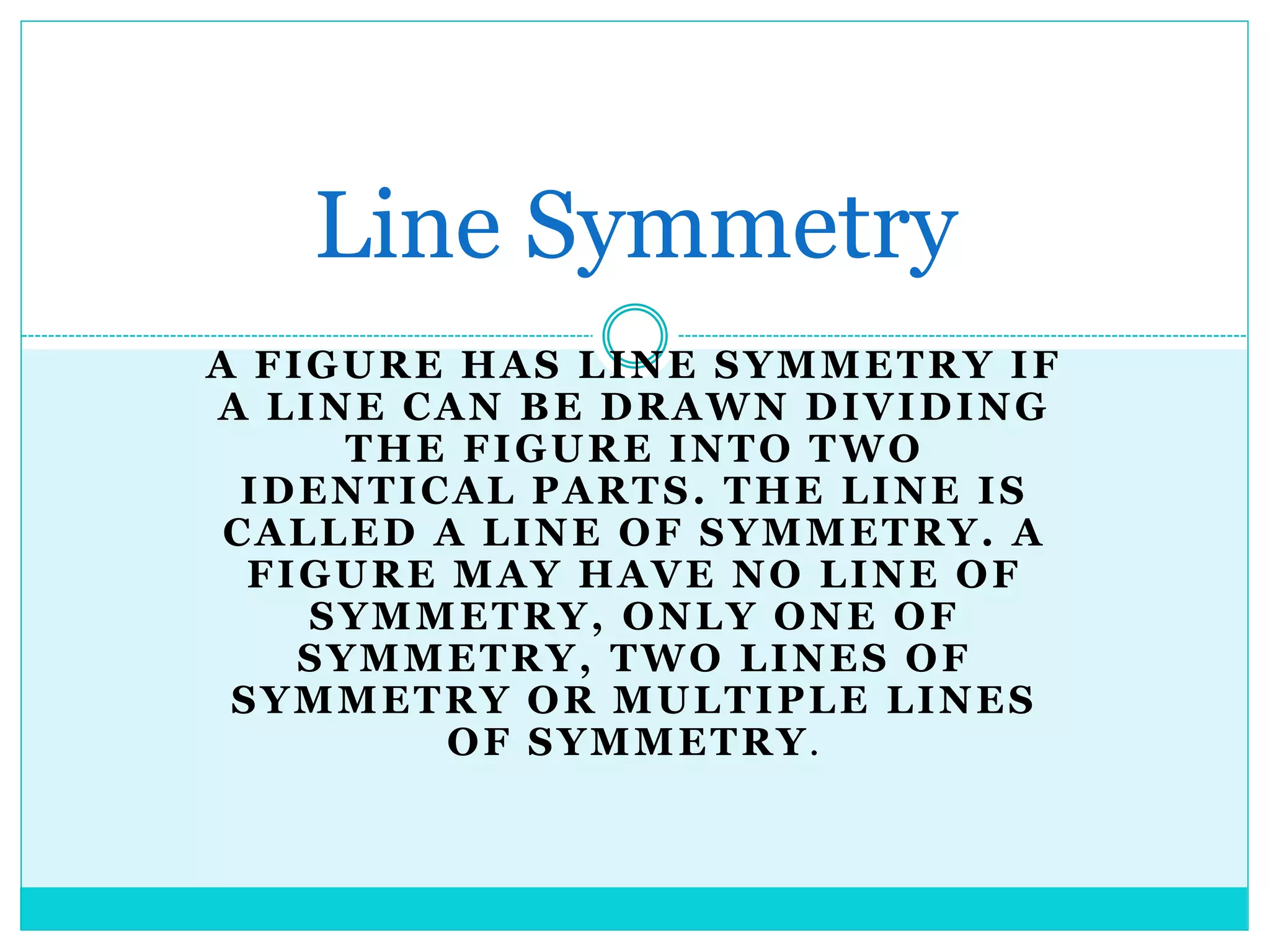 CLASS VI MATHS SYMMETRY | PPTX