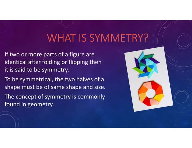 Maths Project: Symmetry
