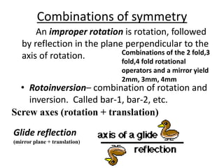 symmetry in solid state physics rotation | PPTX