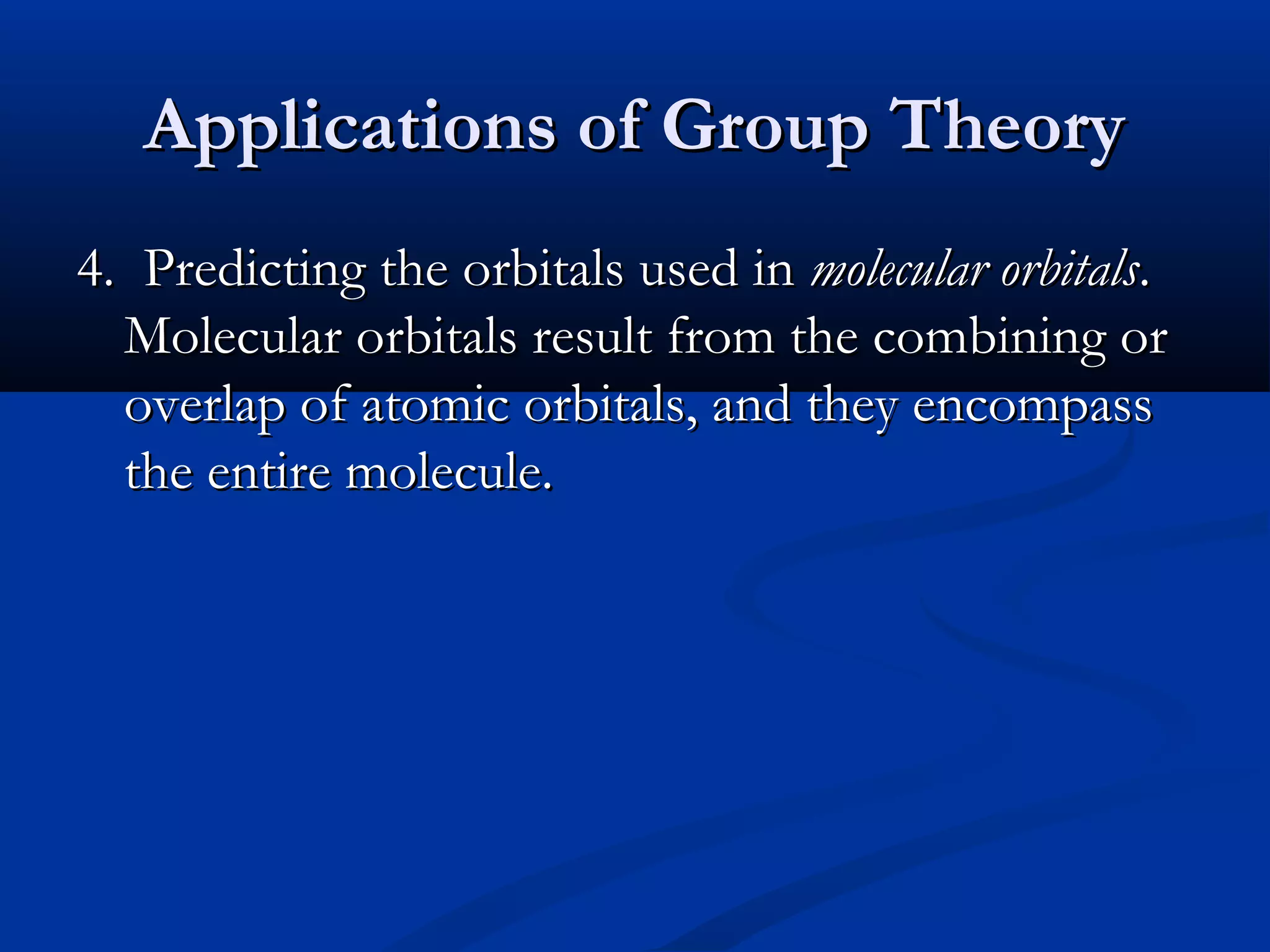Symmetry and group theory | PPT