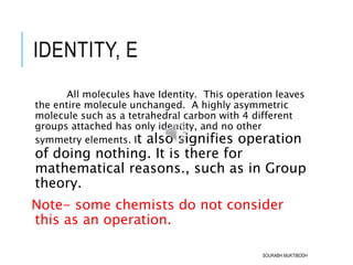 Symmetry Elements and Operations ppt | PPTX