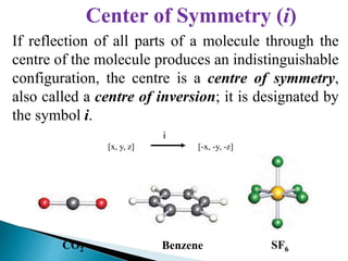 Symmetry and group theory | PPTX