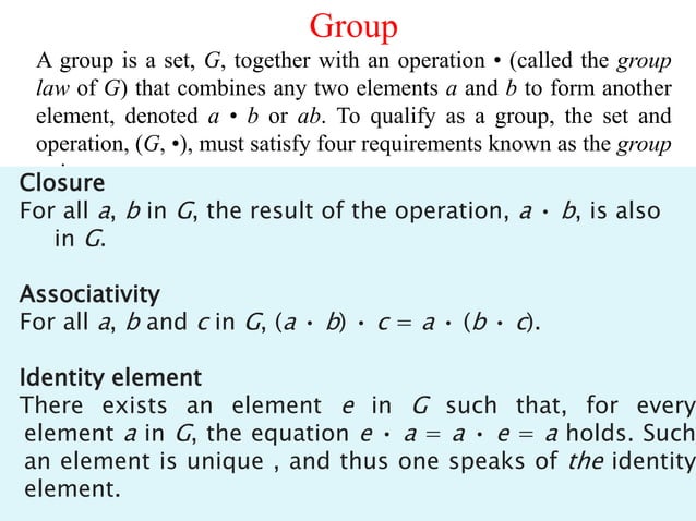 Symmetry and group theory | PPTX | Chemistry | Science