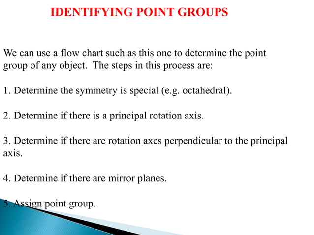 Symmetry and group theory | PPTX | Chemistry | Science