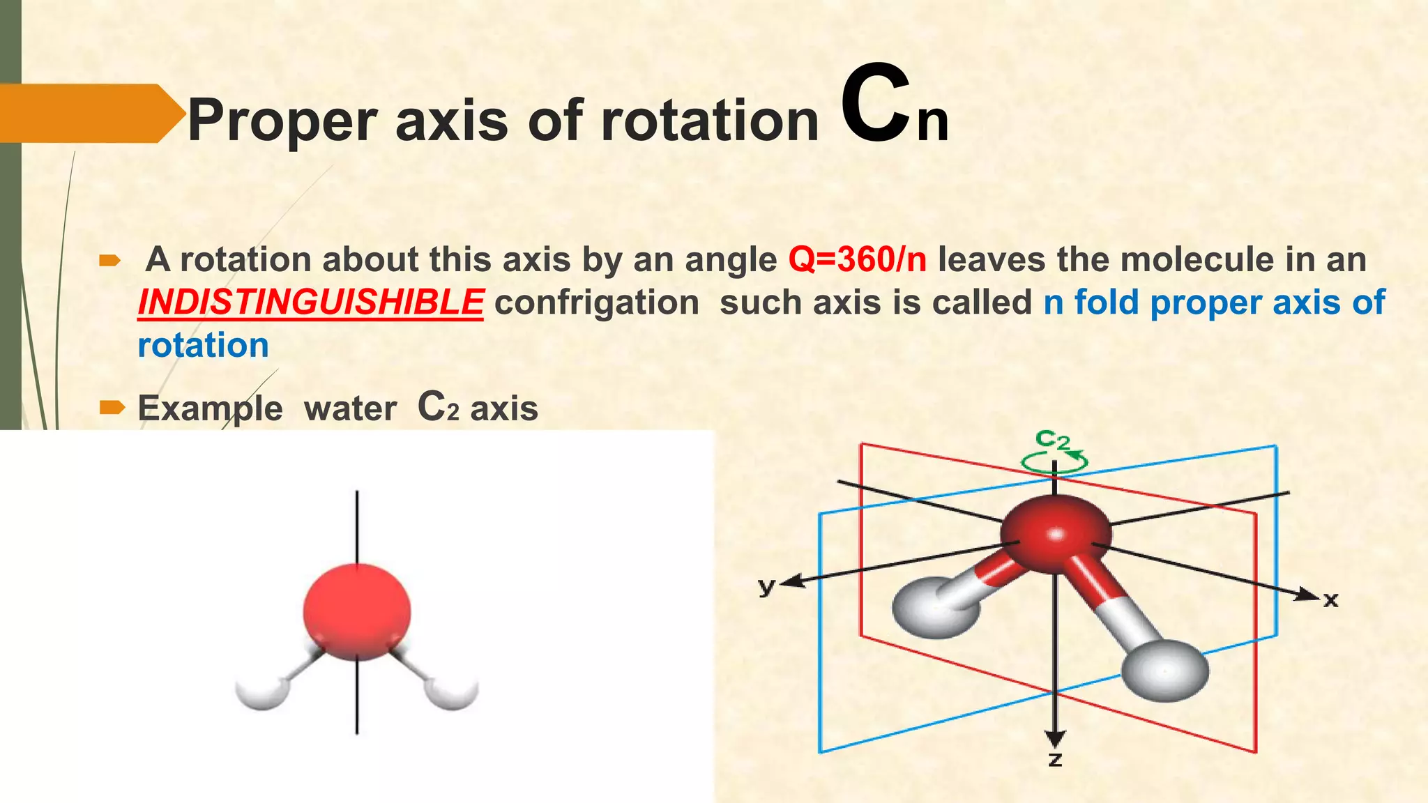 Symmetry and its shapes (I.R and raman activaty) | PPTX
