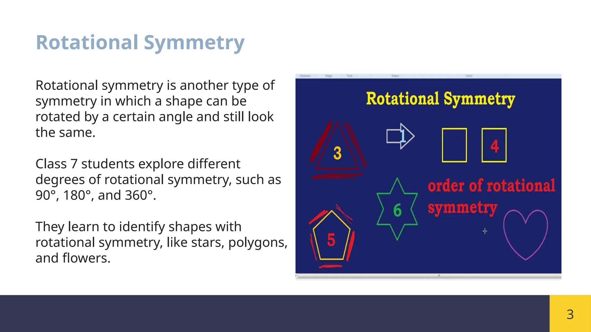 Symmetry Reflective and rotational grade 7 | PPTX